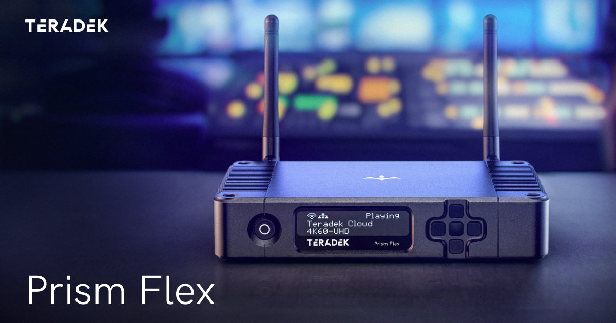 Prism Flex 4K HDR Streaming for Live Production - Teradek