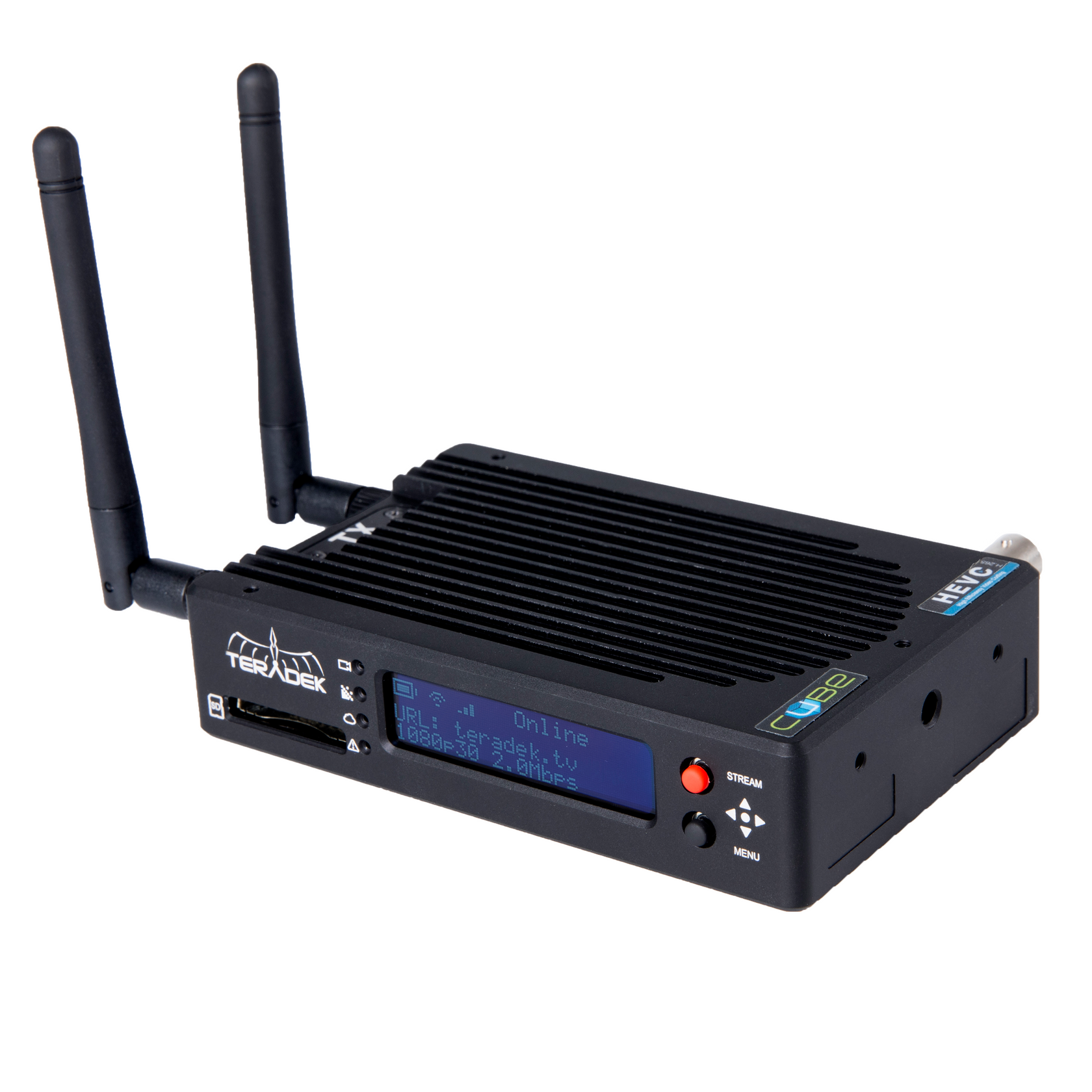 Cube 755 - H.265 (HEVC) and H.264(AVC) Camera Top Encoder – Teradek